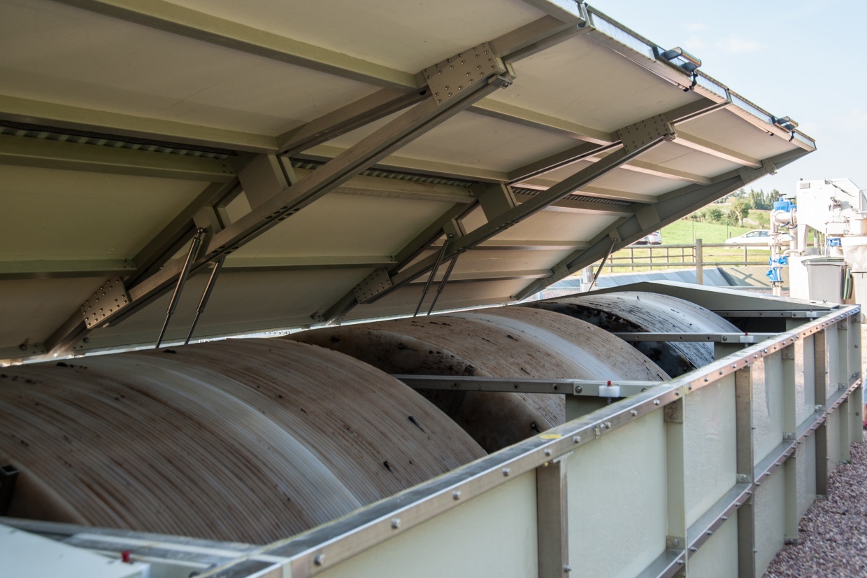 Station d’épuration de Chassenet – mise en place des biodisques – Thuret